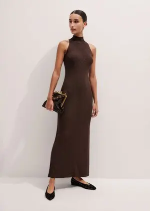 Women's High Neck Maxi Dresses