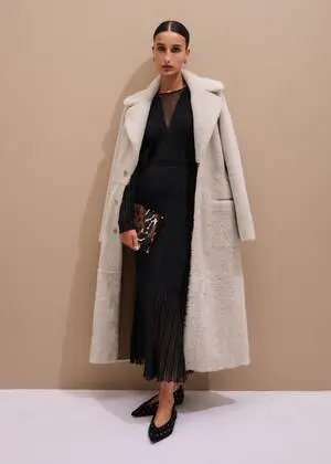 ME+EM Sheer Knit Maxi Dress