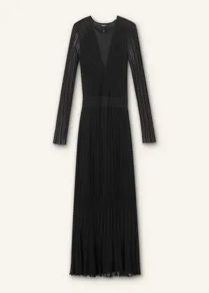 ME+EM Sheer Knit Maxi Dress