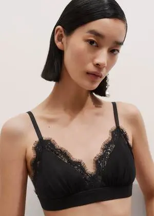 ME+EM Lace Trim Bralet