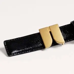 ME+EM Logo Pin Buckle Reversible Belt