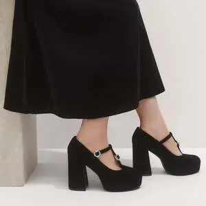 ME+EM Fit And Flare Velvet Maxi Dress With Bow