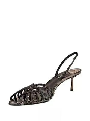 LE SILLA Embellished Caged Sandals