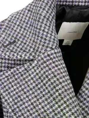 Calvin Klein Houndstooth Pea Coat
