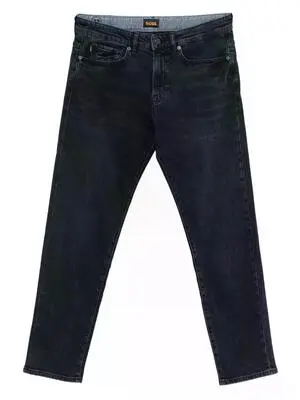 Boss Dark Wash Bottoms For Men