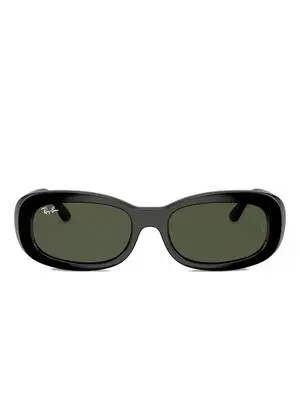 Ray-ban Oval Frame Sunglasses - Black