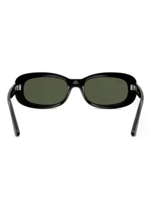 Ray-ban Oval Frame Sunglasses - Black