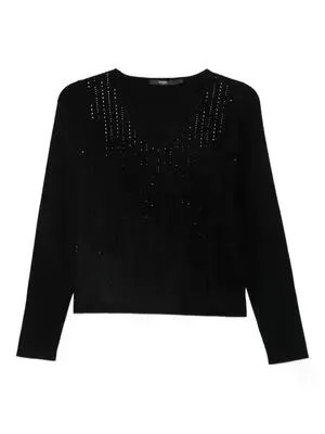 Seventy Rhinestone-embellished Jumper