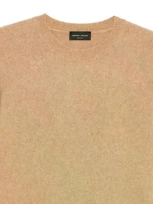 ROBERTO COLLINA Round-neck Sweater - Brown