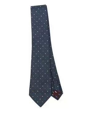 Paul Smith Polka-dot Neck Tie - Blue
