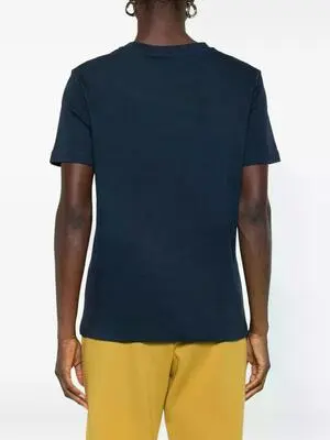 Max Mara Logo-embroidered T-shirt - Blue