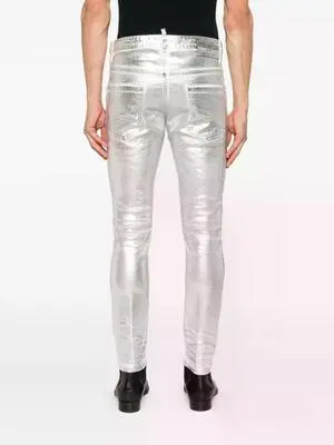 Dsquared2 Metallic-finish Jeans