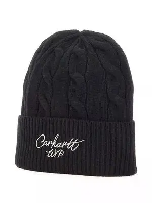 Carhartt Work In Progress Cable Knit Beanie - Black