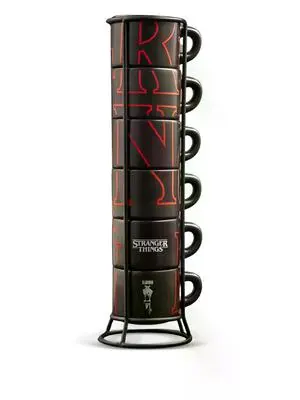 BIALETTI X Netflix Stranger Things Stackable Cups - Black