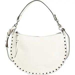 Isabel Marant Oskan Soft Leather Shoulder Bag - Chalk