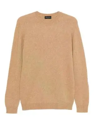 ROBERTO COLLINA Round-neck Sweater - Brown
