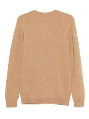 ROBERTO COLLINA Round-neck Sweater - Brown