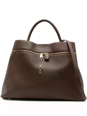 TWINSET Key-charm Tote Bag - Brown