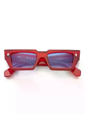 KADOR Disko Square-frame Sunglasses - Red