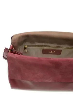 Furla Medium Domus Leather Shoulder Bag