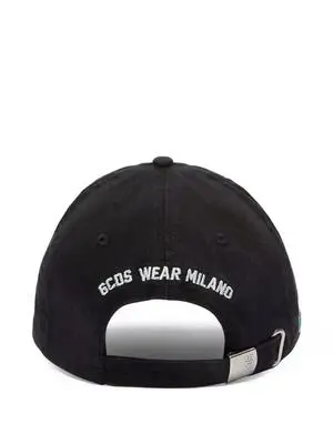 Gcds Logo-embroidered Baseball Cap - Black