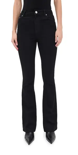 ALIGNE Mid-rise Slim Flare Jeans