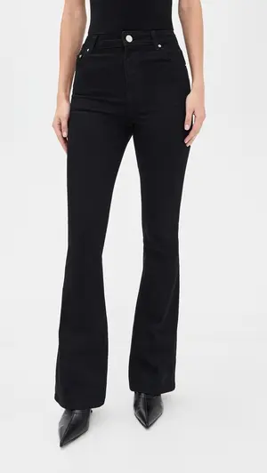 ALIGNE Mid-rise Slim Flare Jeans