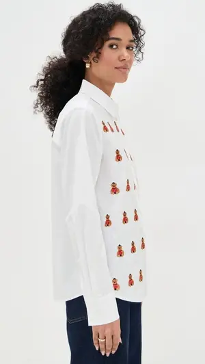 Lingua Franca Bowery Bear Shirt