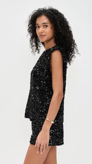 Endless Rose Sequin Embellished Top