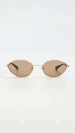 Le Specs Le Bebe Oval Sunglasses