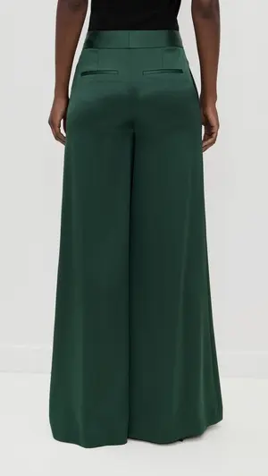 Alice + Olivia Nessi Baggy Trousers - Green Mystique