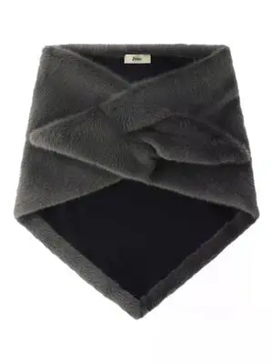 Herno Faux-fur Scarf - Grey