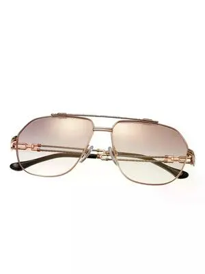 VINTAGE FRAMES COMPANY Double Rope Pilot-frame Sunglasses