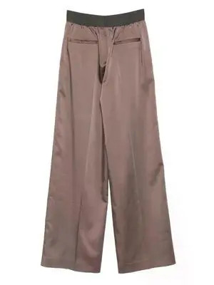 THE M Wool Wide-leg Trousers