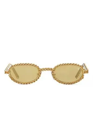VINTAGE FRAMES COMPANY Pac Full Cuban Edition Sunglasses - Gold