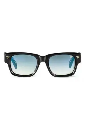 VINTAGE FRAMES COMPANY Bowie Square Frame Sunglasses - Black