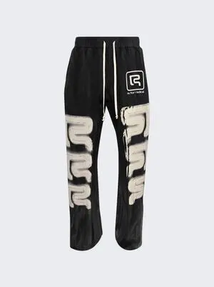 RIVINGTON ROI REBIS R Logo Faster Flight Sweatpants Mechanic - Black