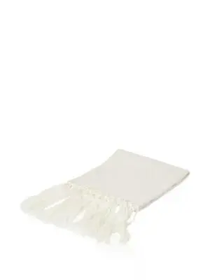 Brunello Cucinelli Chevron Fringe Towel