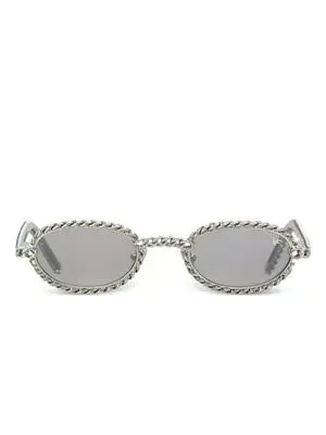 VINTAGE FRAMES COMPANY Pac Full Cuban Edition Sunglasses - Silver