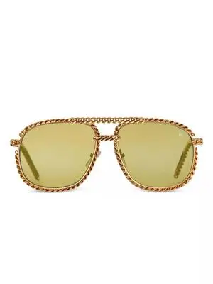 VINTAGE FRAMES COMPANY Snatch Full Cuban Edition Sunglasses - Gold