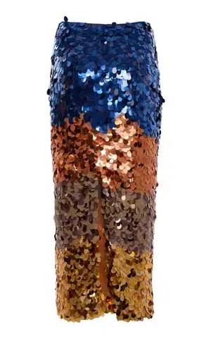 Ulla Johnson Matilde Sequined Midi Skirt - Multi