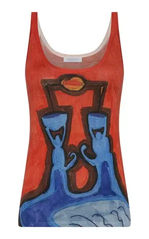 Gabriela Hearst Ecliptor Cashmere-blend Tank Top - Red