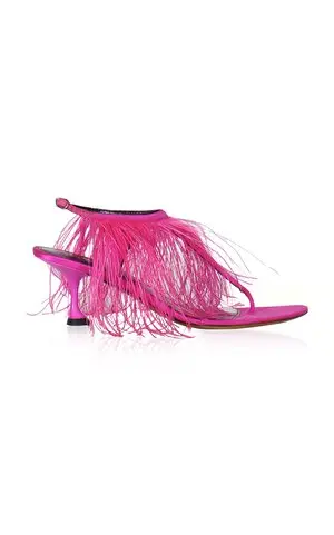 Proenza Schouler Feathered Sandals For Women