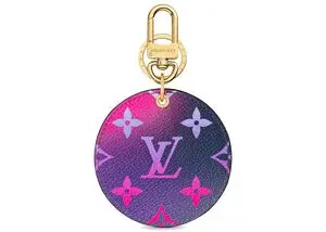 LOUIS VUITTON Illustre Bag Charm And Key Holder - Midnight Fuchsia