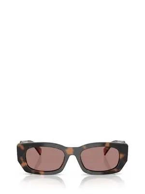 Prada Rectangle Sunglasses - Mauve Tortoise