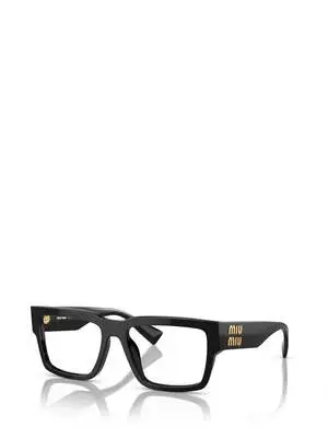 Miu Miu Rectangular Eyeglasses - Black