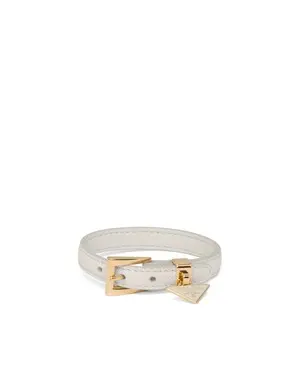 Prada Saffiano Leather Bracelet - Neutral