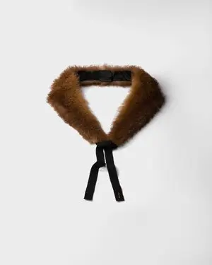 Prada Shearling Collar - Caramel