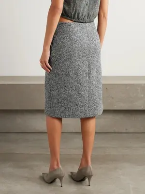 Gucci Cotton-blend Tweed Pencil Skirt