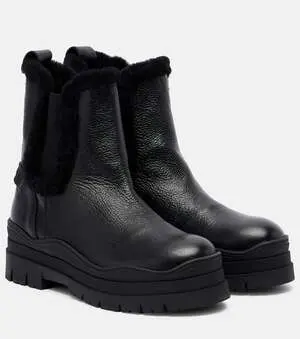 Bogner Arosa Shearling-lined Leather Chelsea Boots